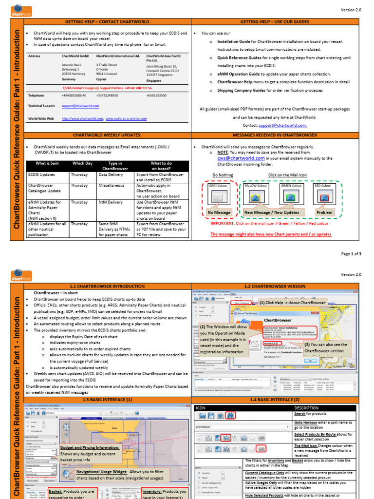 1 - ChartBrowser Quick Reference Guide - v2 0 - Introduction | PDF ...