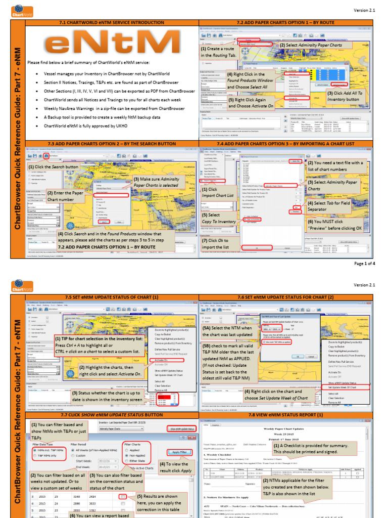 ChartBrowser eNtM Service Guide | PDF | Computer File | Zip (File Format)