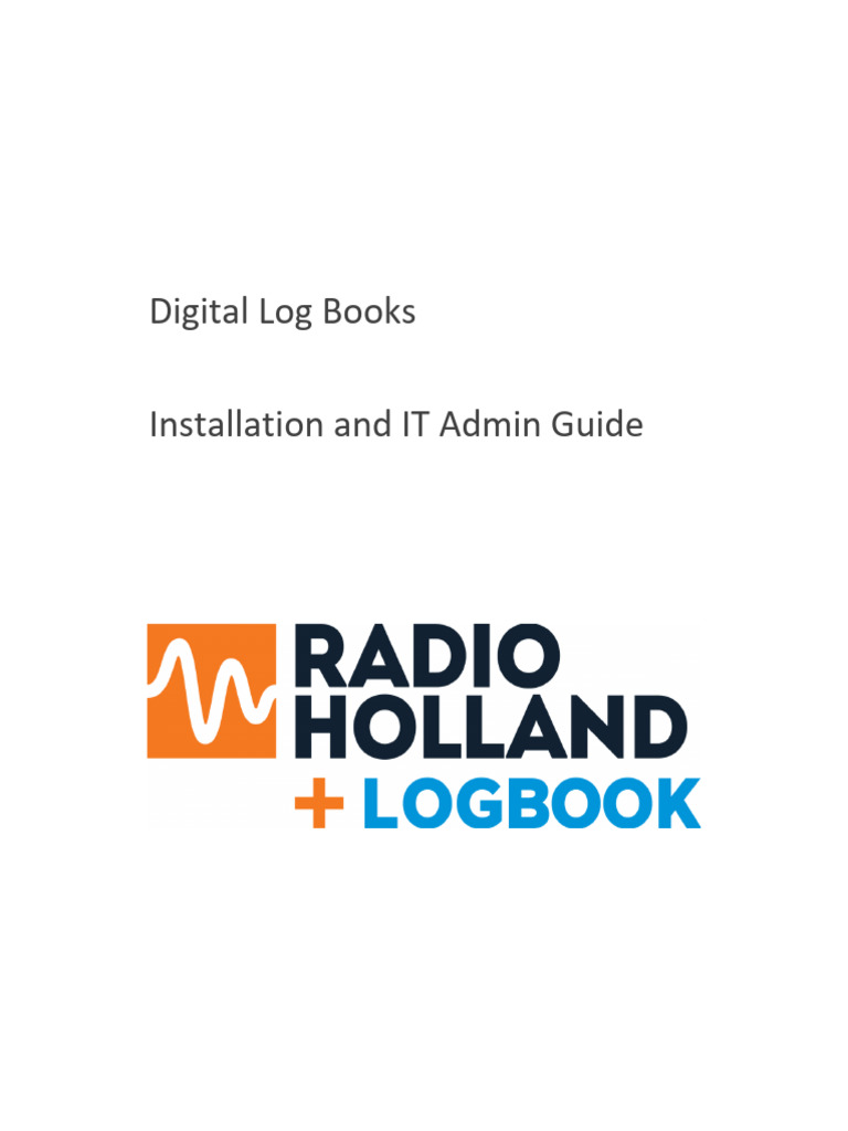 RH - Log Books - Installation and IT Admin Guide | PDF