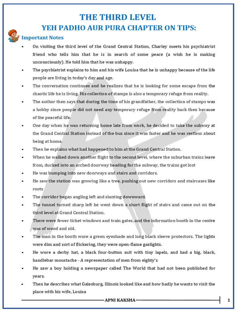 The Third Level (Apni Kaksha) | PDF | Skepticism | Money