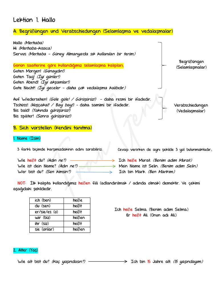 Lektion 1 - Merged | PDF