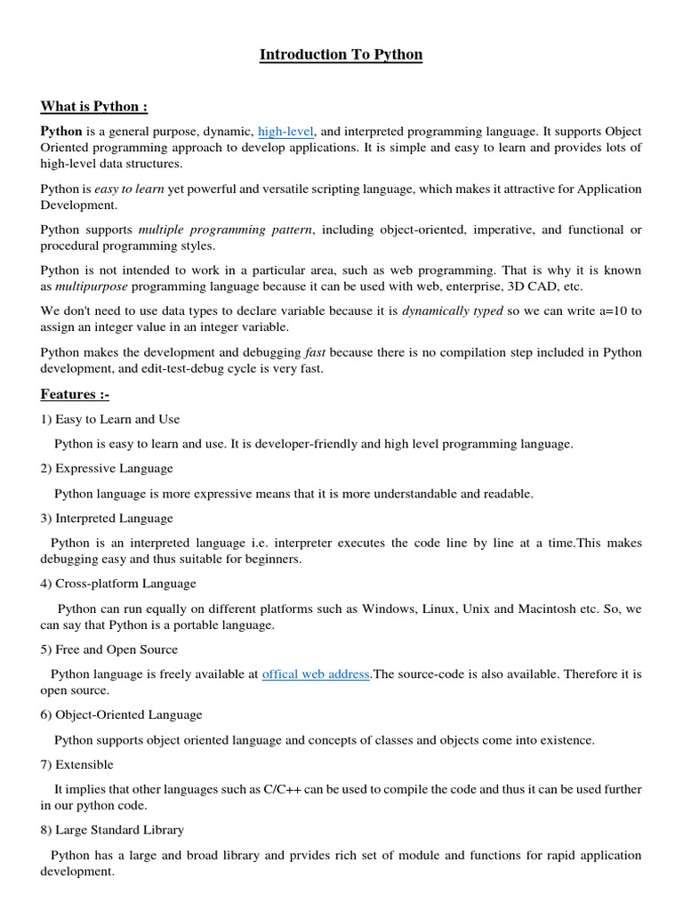 Python Imp | Download Free PDF | Parameter (Computer Programming ... Python Imp | Download Free PDF | Parameter (Computer Programming ...