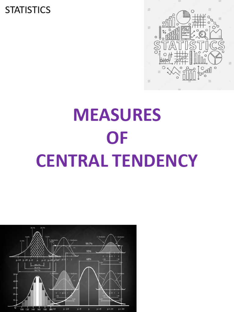 Measures of Central Tendency-1 | PDF | Mean | Mode (Statistics)