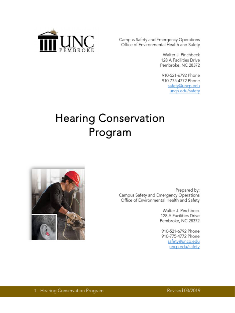 0319 - Hearing Conservation | PDF | Noise | Workplace