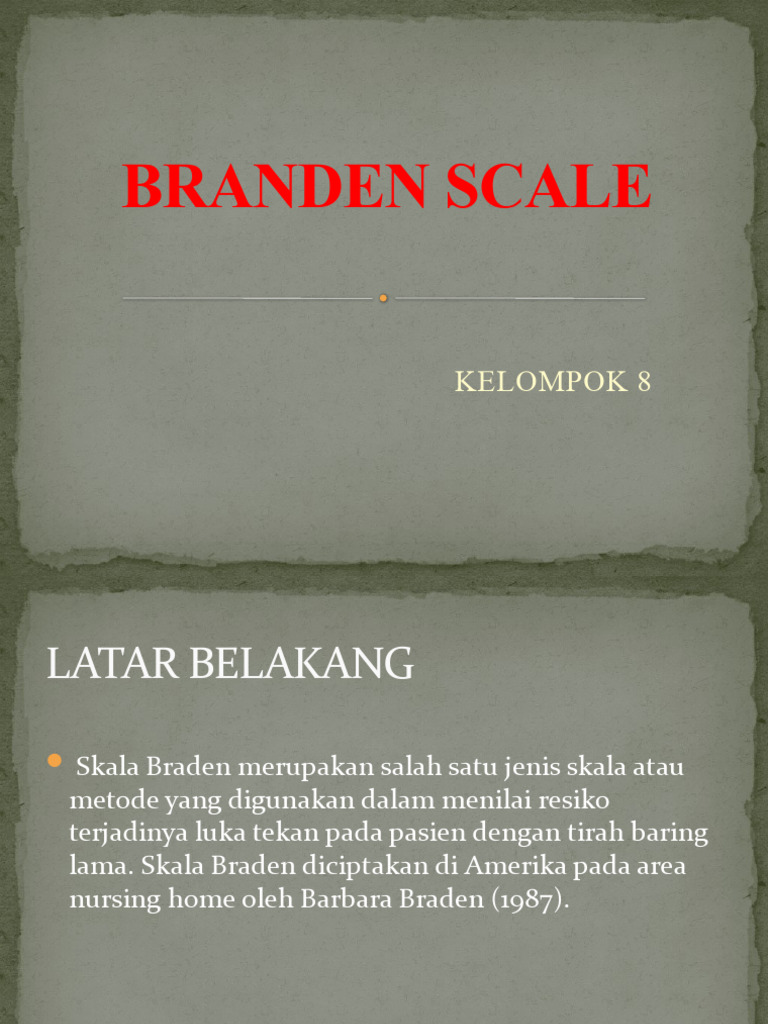 Branden Scale | PDF
