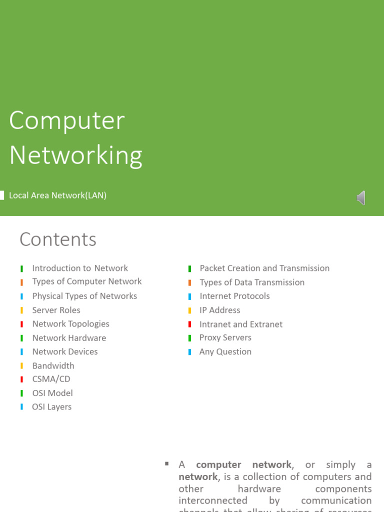 Computer Networking | PDF | Computer Network | Osi Model