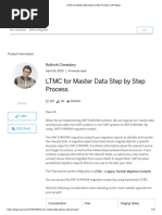 SAP Data Migration - LTMOM - LSMW Vs LTMC S/4 Hana | PDF | Microsoft ...