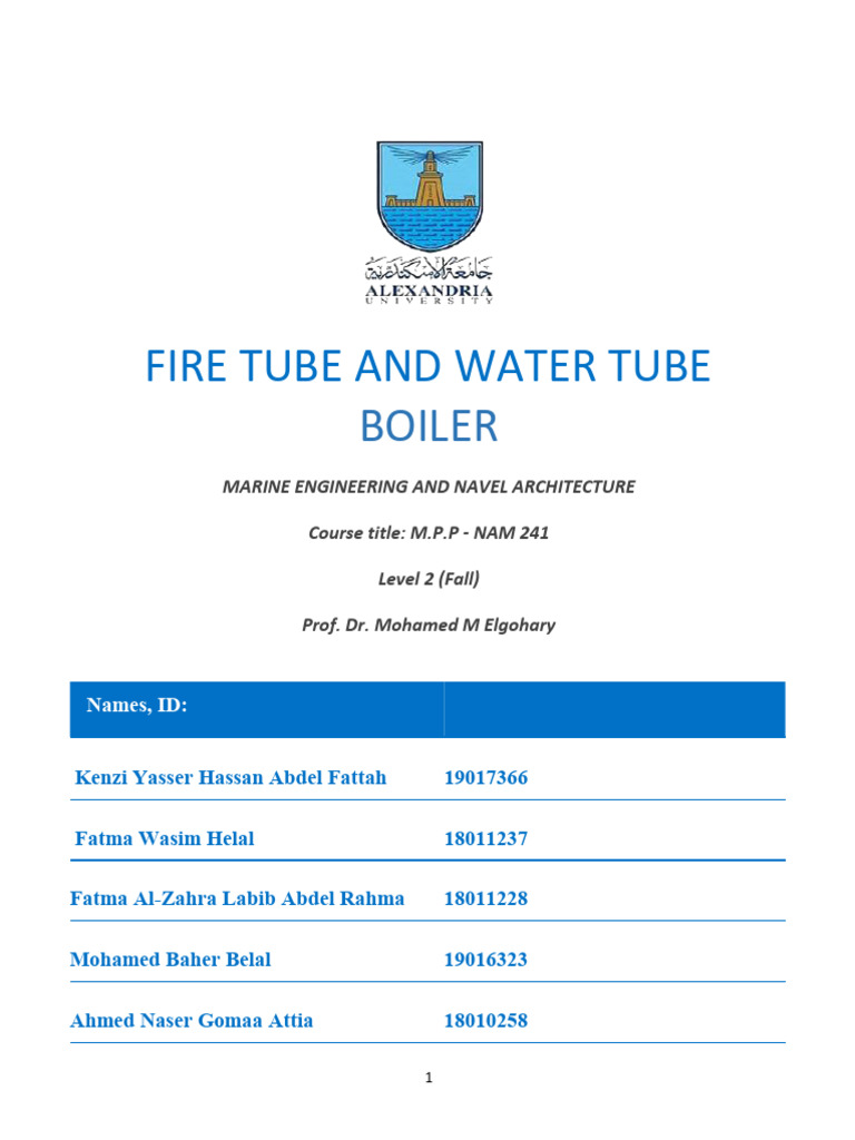Fire Water Tube Boiler | PDF | Steam | Pipe (Fluid Conveyance)