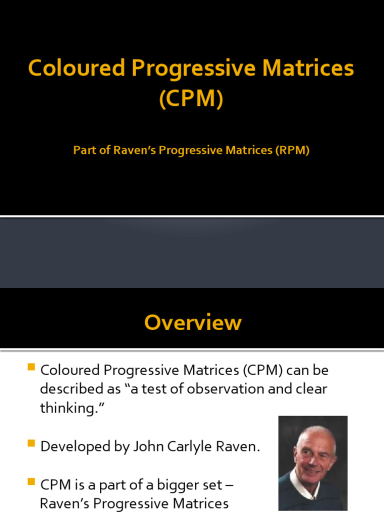 CPM 1 | PDF | Mental Processes | Cognition