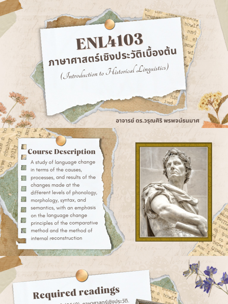 ENL4103 Chapters 1-10 | PDF