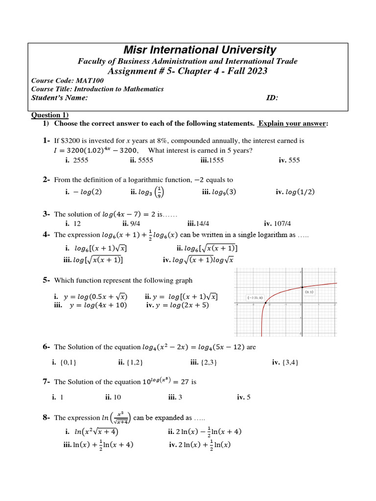 Assignment-5-Ch4 - F23 | PDF