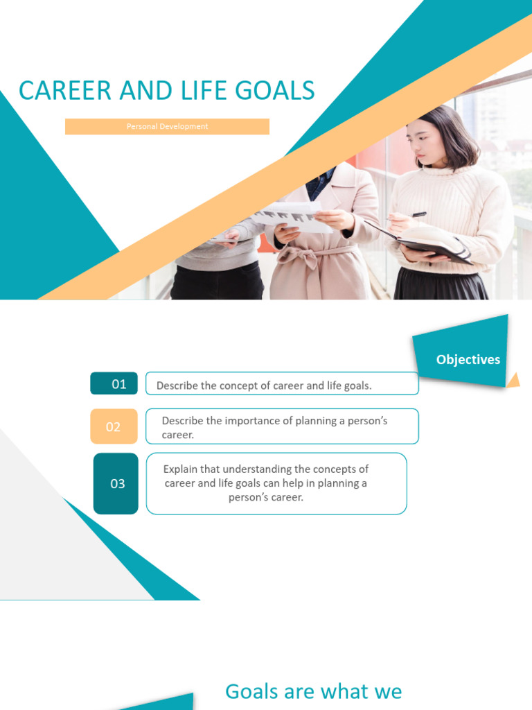 Career and Life Goals Planning Guide | PDF | Goal | Goal Setting