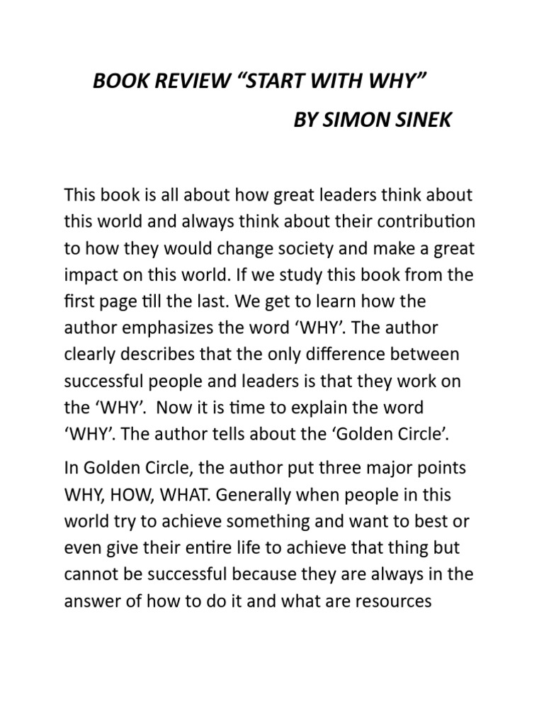 Book Review of WHY | PDF