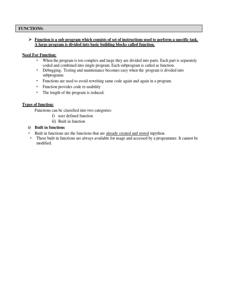 Function String Pdf Parameter Computer Programming Computer Program