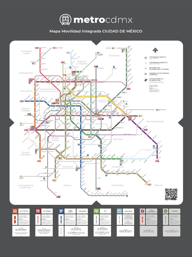 Mapa Movilidad Integrada CDMX | PDF