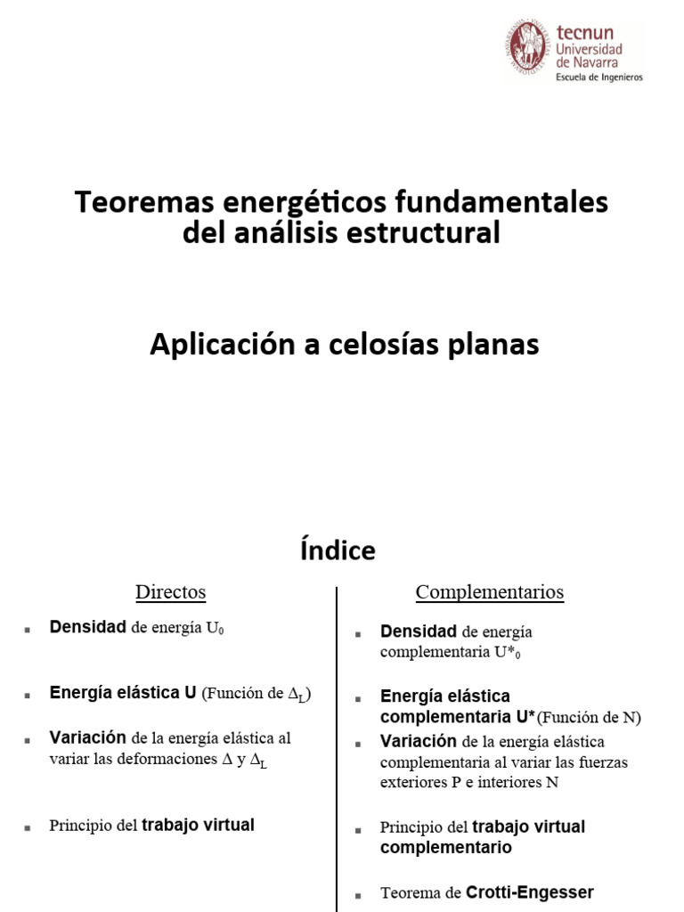 Teoremas Energeticos | PDF
