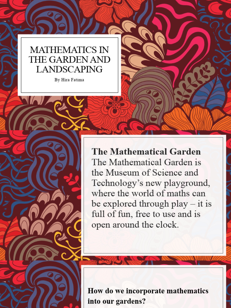 Mathematics in Garden Design | PDF | Fractal | Pattern