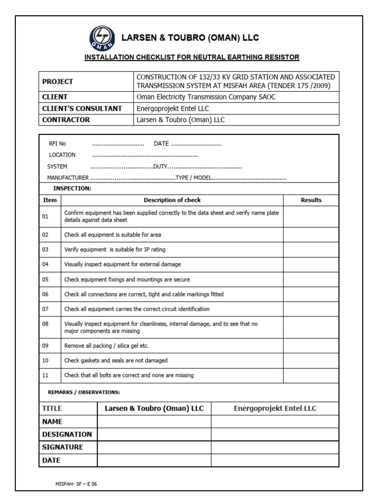 6- Neutral Earth Resistor.doc | PDF