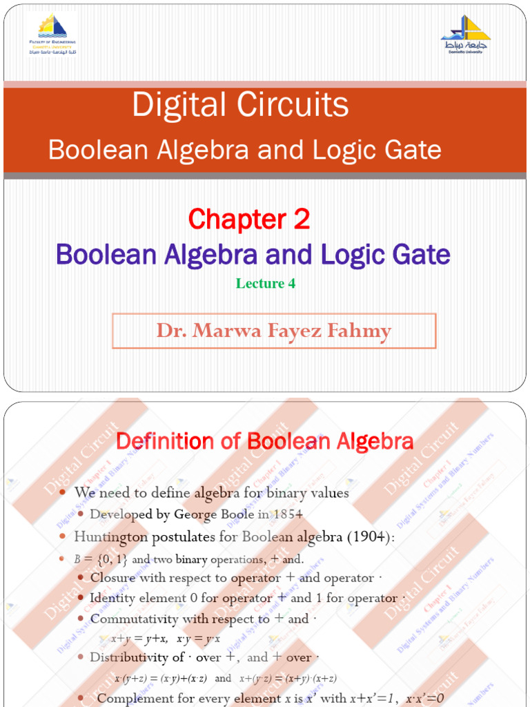 Boolean Algebra Lecture Aid | PDF | Teaching Methods & Materials Boolean Algebra Lecture Aid | PDF | Teaching Methods & Materials
