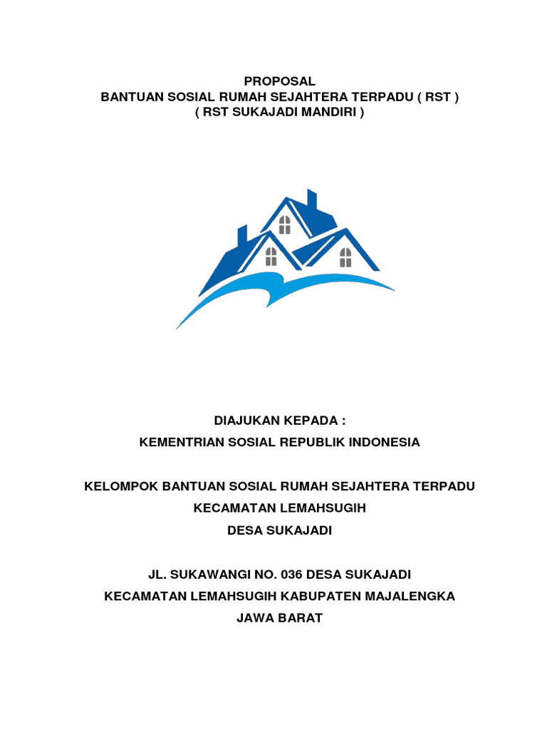 Proposal RST Sukajadi Mandiri Fix | PDF