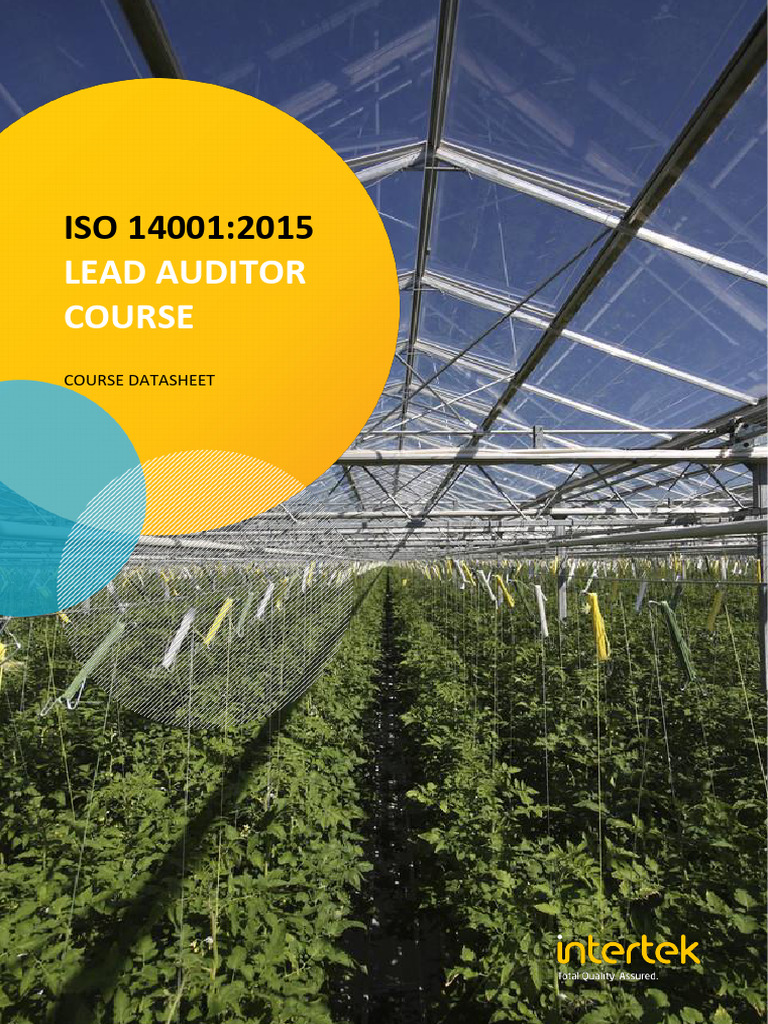 Intertek Training Datasheet-ISO 14001.2015 LEAD AUDITOR CQI IRCA - 17 ...