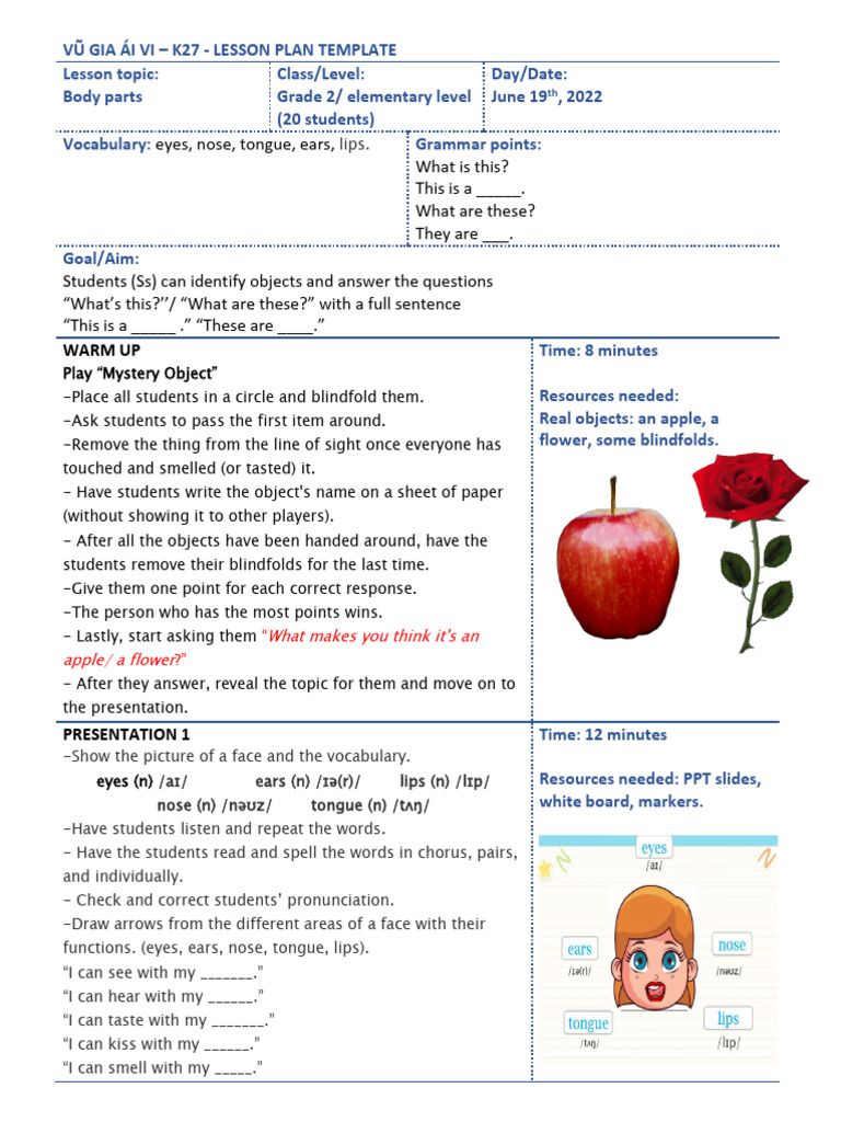 Tesol LESSON PLAN | PDF | Behavior Modification | Linguistics Tesol LESSON PLAN | PDF | Behavior Modification | Linguistics