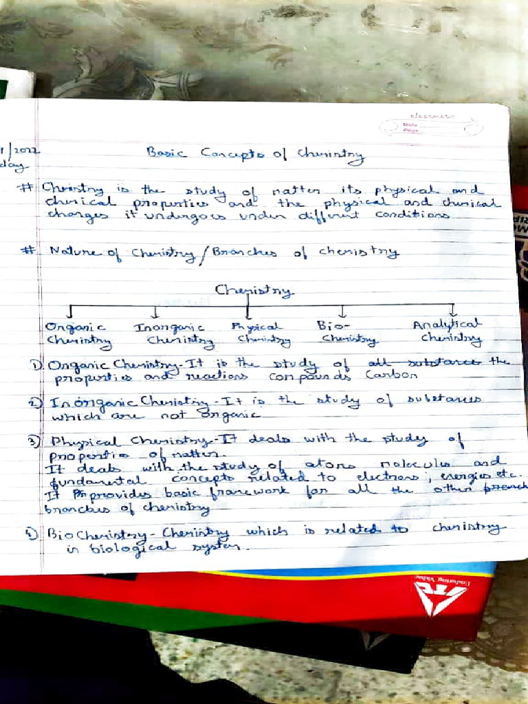 Chemistry Chapter 1 | PDF