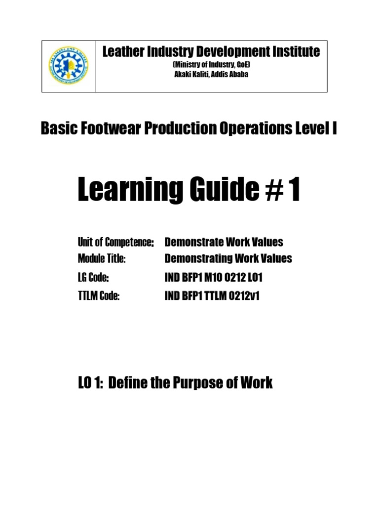 Learning Guide 1 | PDF | Companies | Limited Liability Company