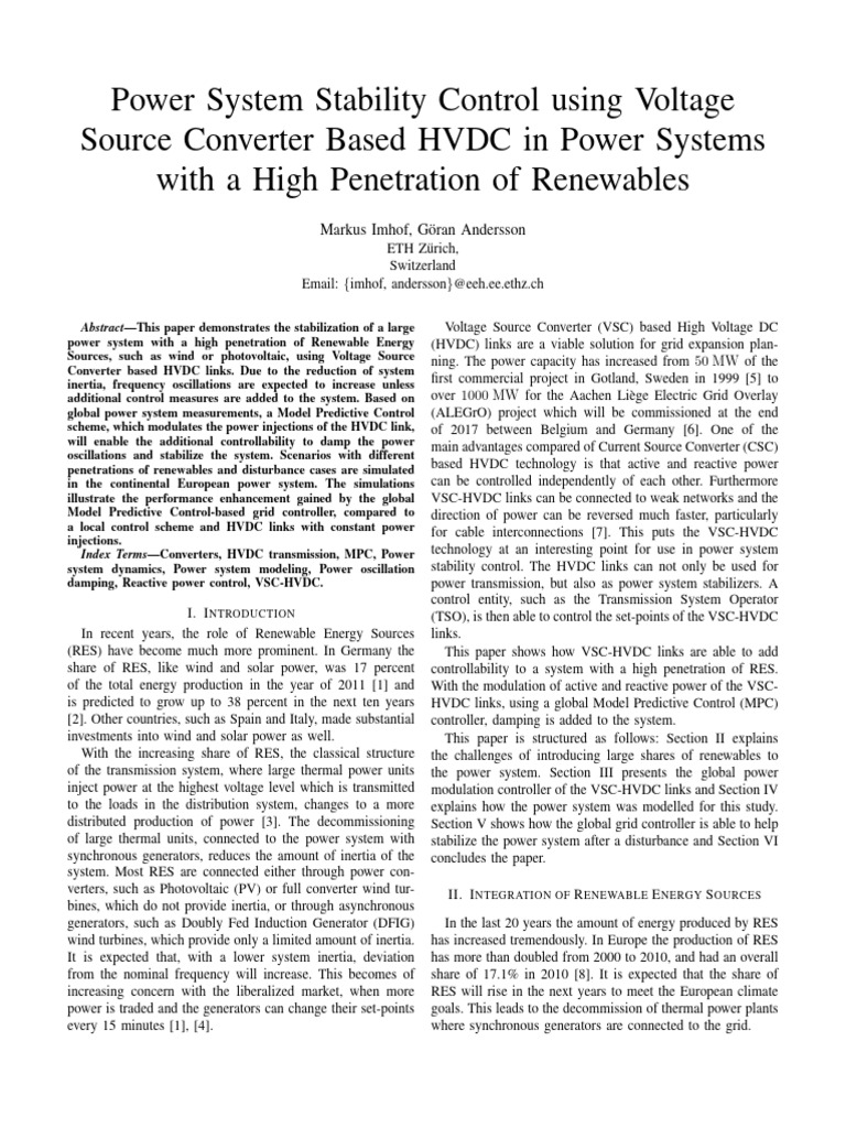 07038493 | PDF | High Voltage Direct Current | Electric Power Transmission