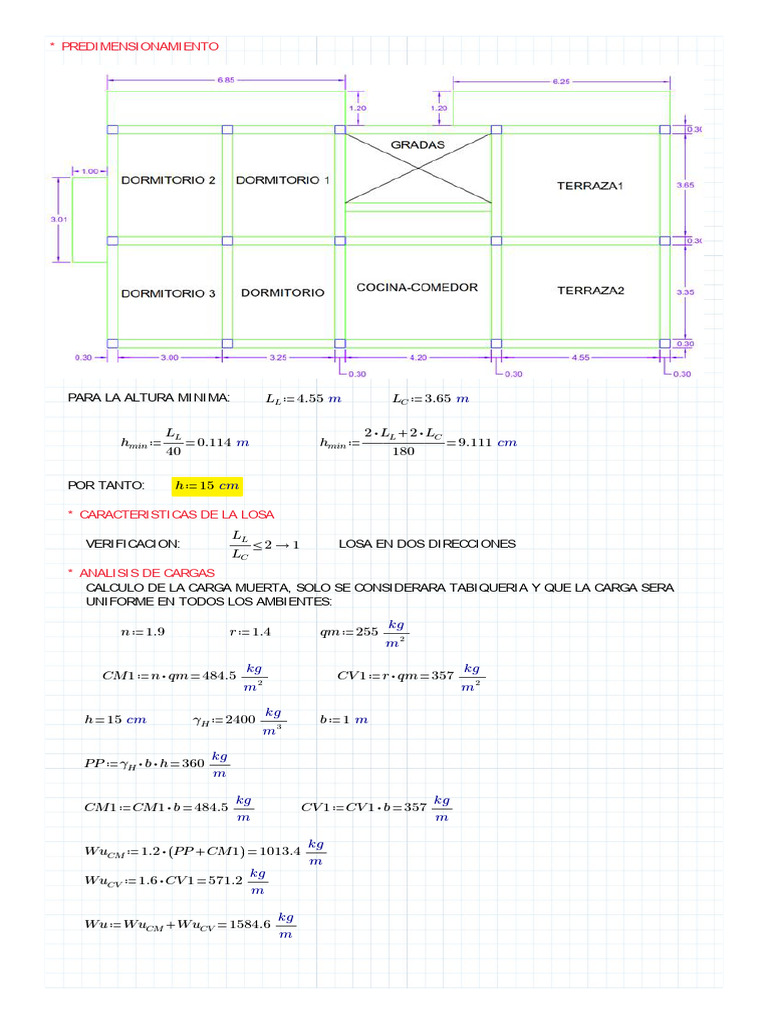 Losa 2 Direcciones Maciza 1.2 | PDF