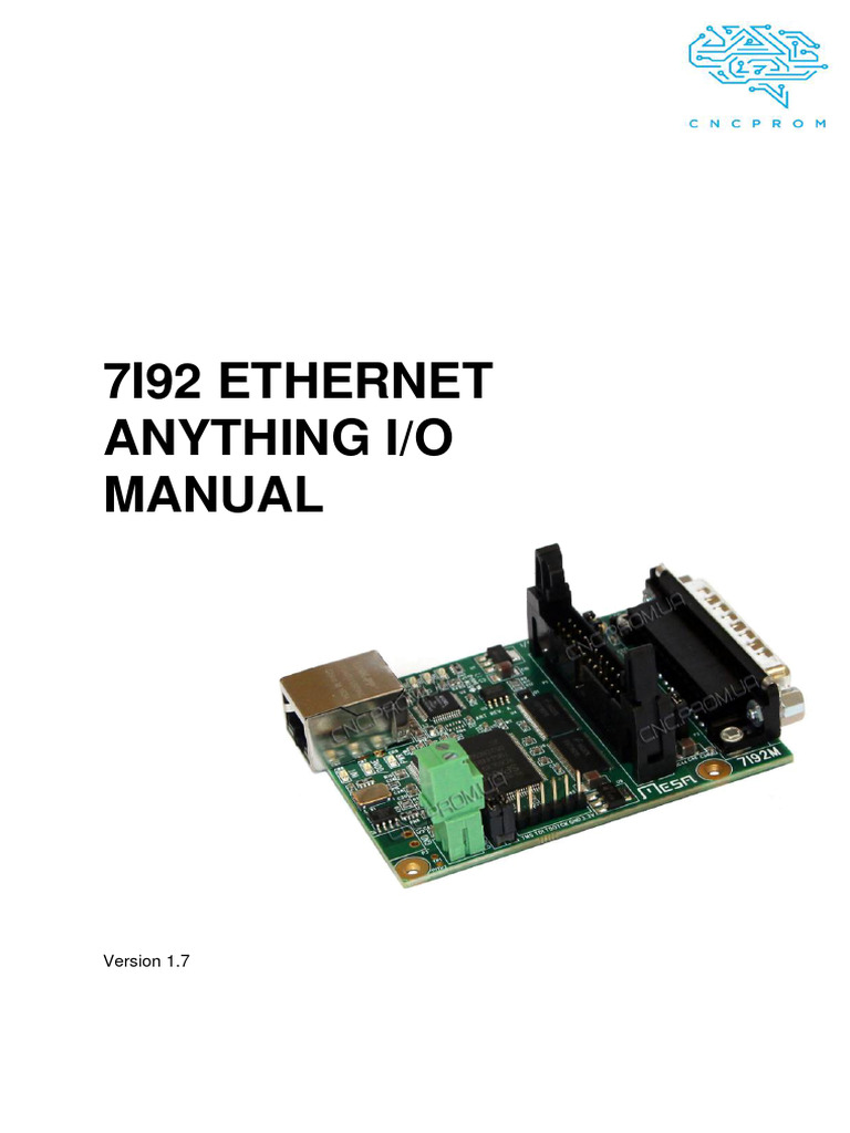 MESA-7i92m Manual Eng | PDF | Flash Memory | Field Programmable Gate Array