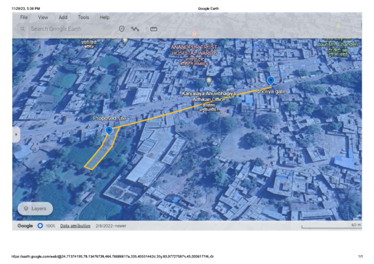 Google Map Chanderi | PDF