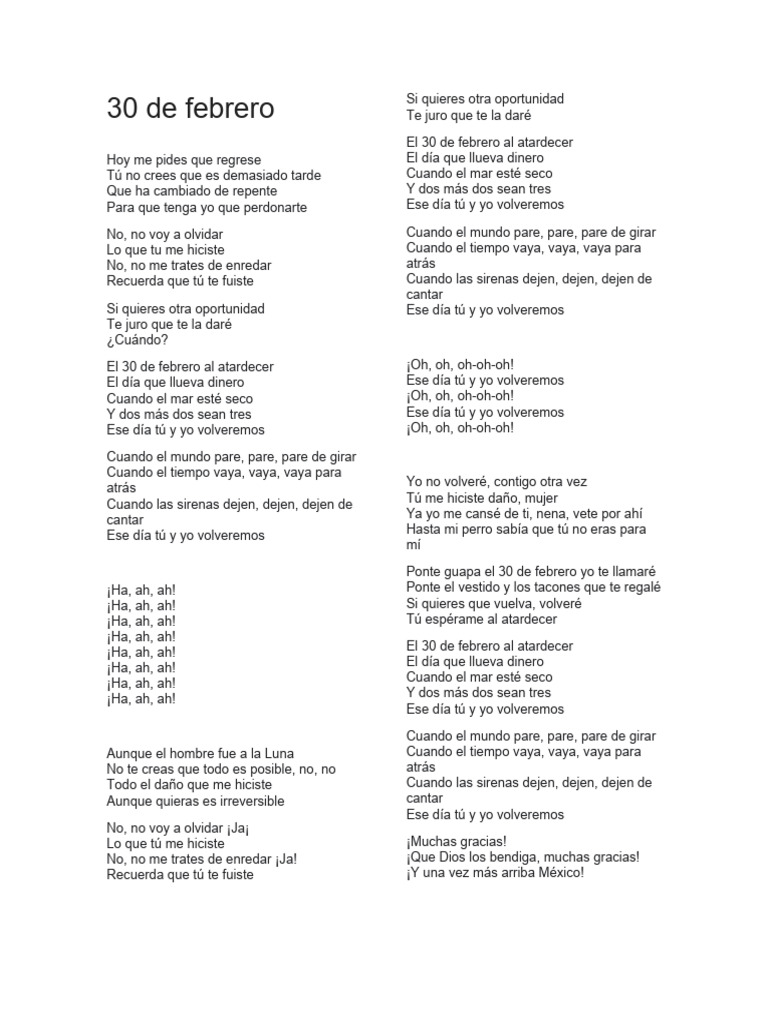 30 de Febrero | PDF