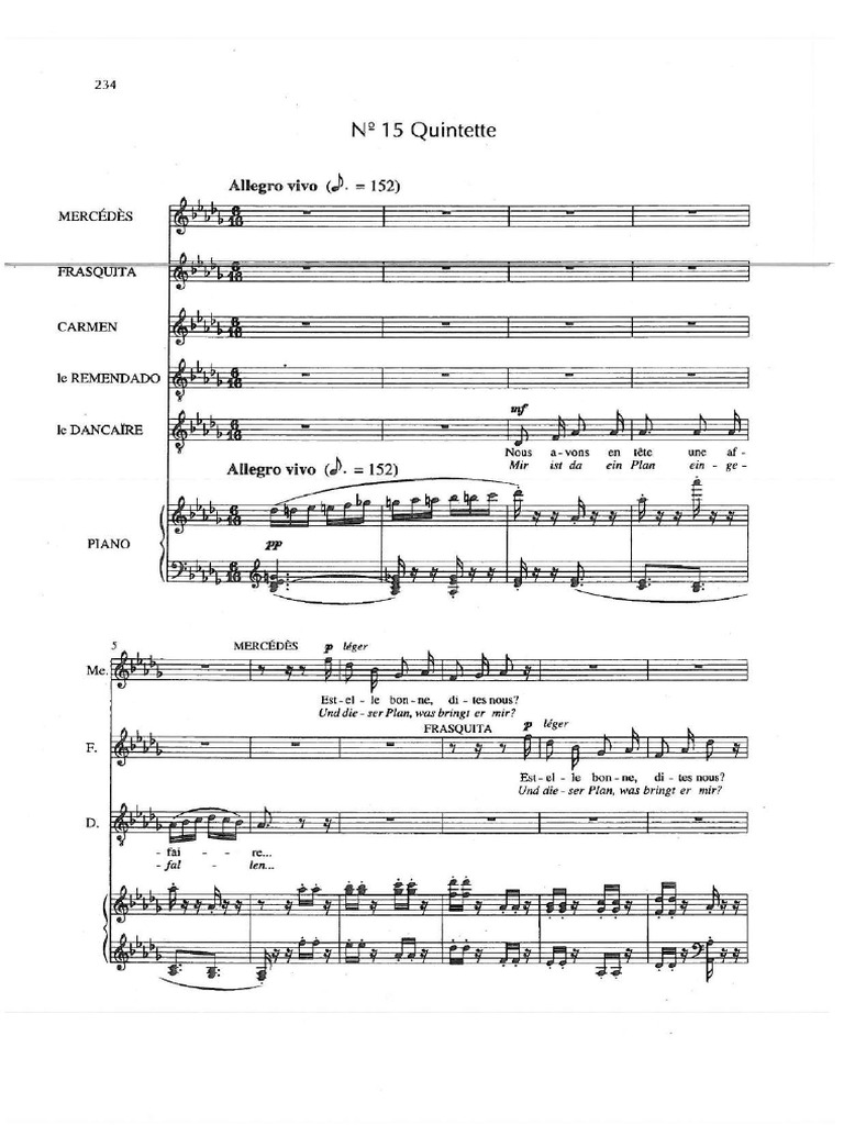 Carmen Quintet - Compressed | PDF