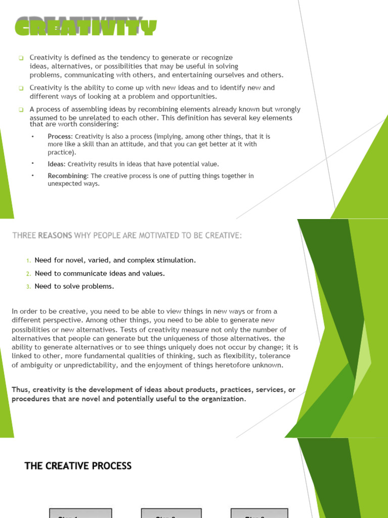 Creativity | PDF | Creativity | Entrepreneurship