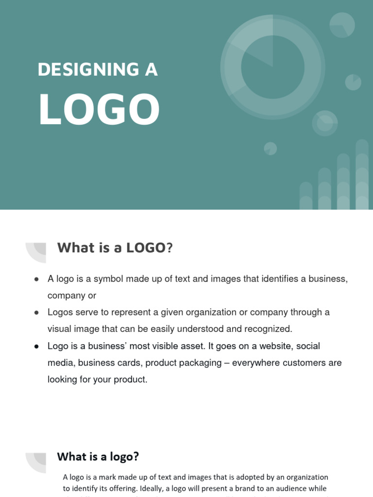 Designing A Logo | PDF