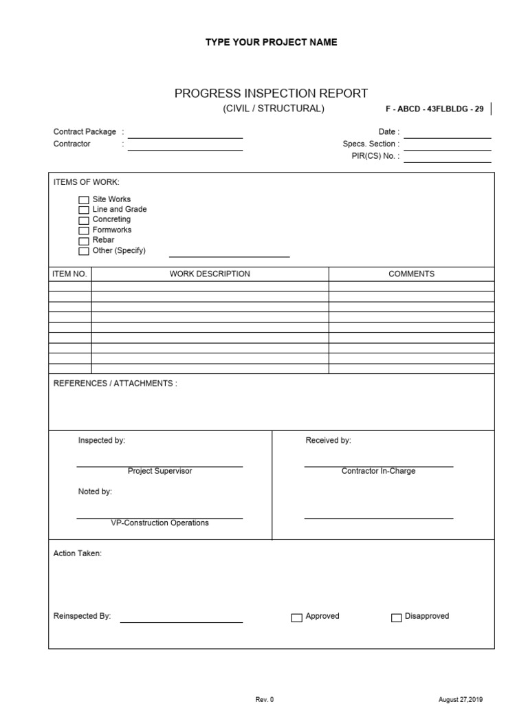 29,30,31,32,33, - 34 Progress Inspection Report | PDF | Plumbing | Valve