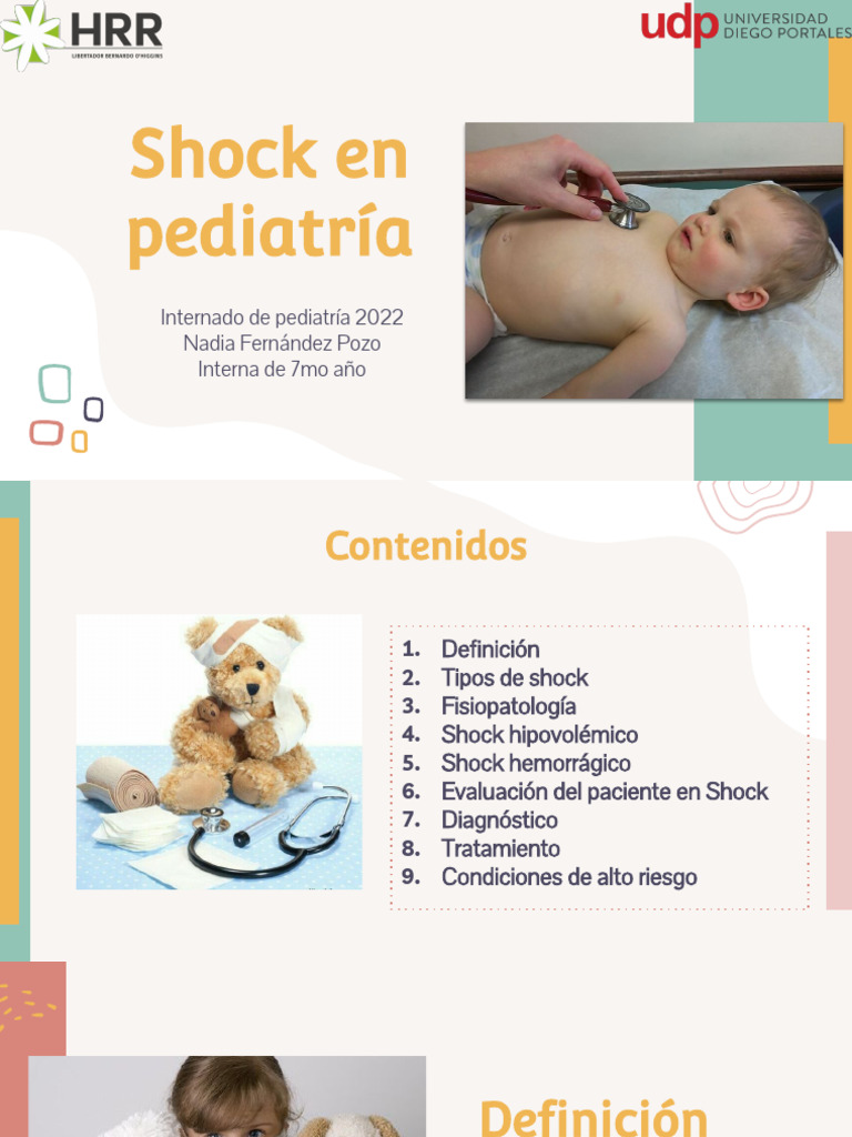 Shock en Pediatría NFP | PDF | Medicina CLINICA | Fisiología