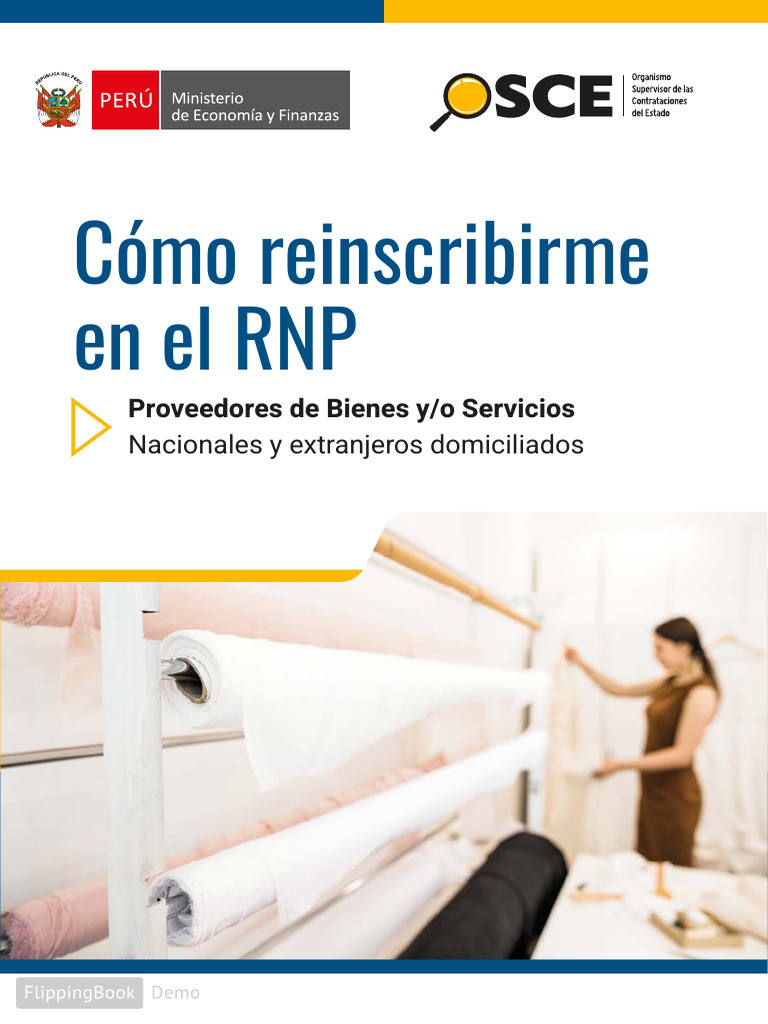 Cómo reinscribirme en el RNP | PDF