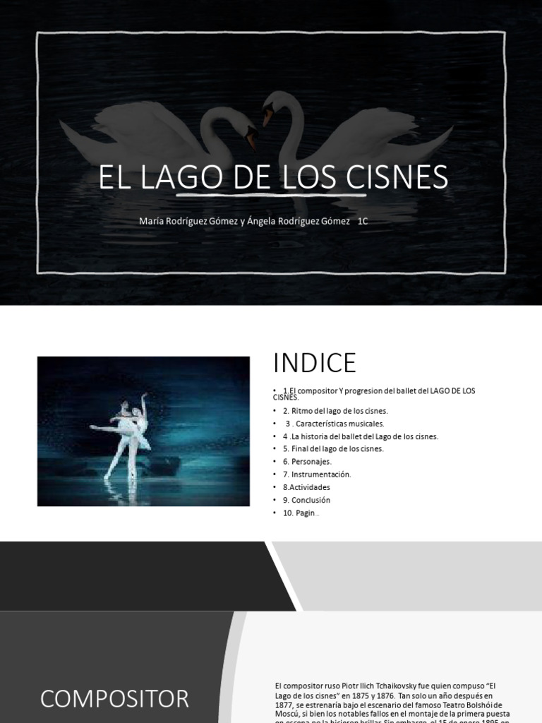 El Lago de Los Cisnes | PDF | Las artes escénicas | Instrumentos musicales