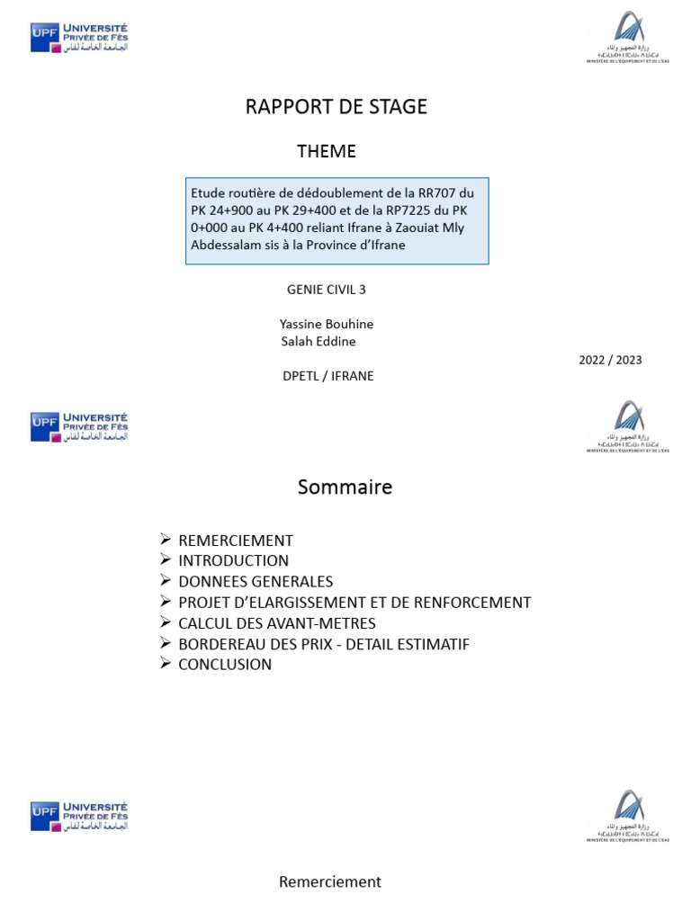Présentation de Stage | PDF