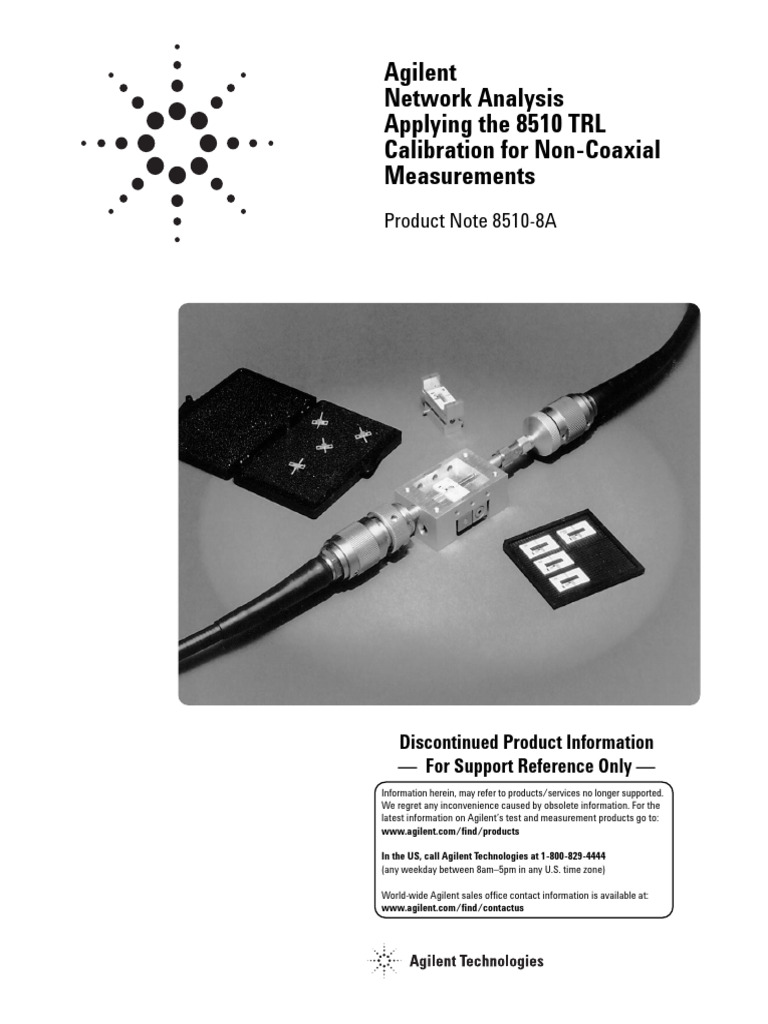TRL Agilent AN | PDF | Transmission Line | Calibration