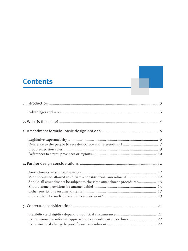 Constitutional Amendment Guide | PDF | Constitutional Amendment | Supermajority