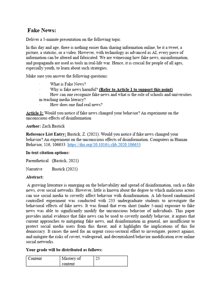 Fake News 2 | PDF | Social Media | Popular Culture & Media Studies