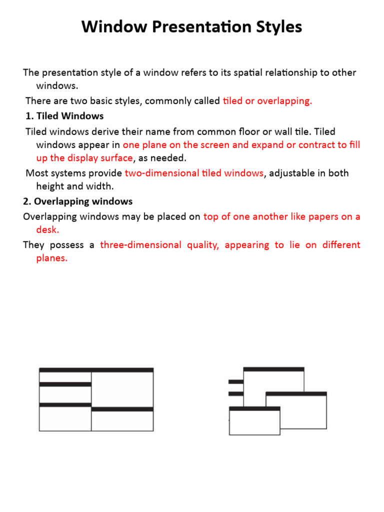 Windows Unit4 | PDF | Window (Computing) | Icon (Computing)