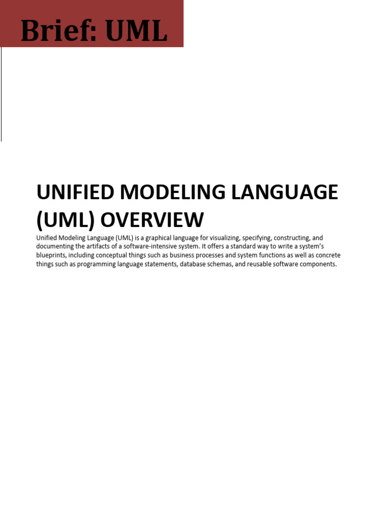 Brief of UML Unit2 | Download Free PDF | Unified Modeling Language | Conceptual Model