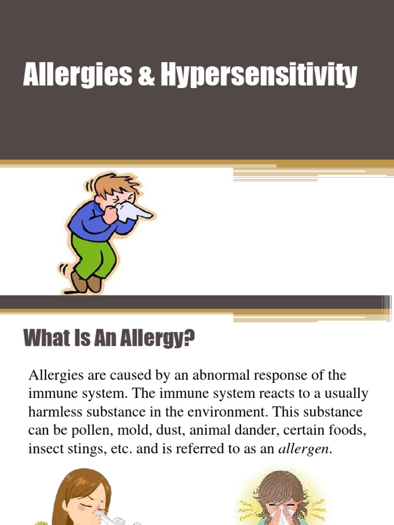 Lec # 10 Allergies and Hypersensitivity | Download Free PDF | Allergy ...