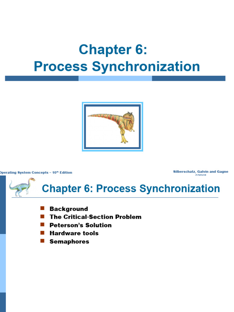 Process Synchronization Guide | PDF | Process (Computing) | Operating System Technology