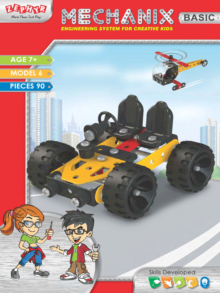 Mechanix Junior Engineering Set Guide | PDF | Mini | Transport