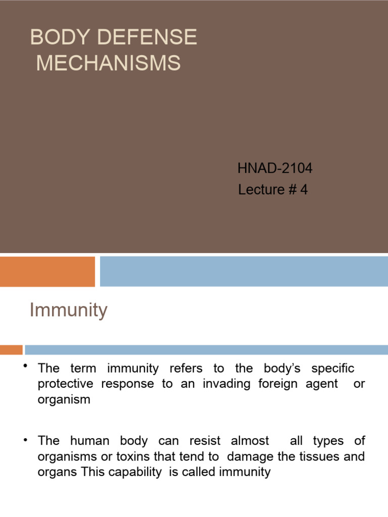 Lec # 4 Body Defence Systems | Download Free PDF | Immune System | Antibody